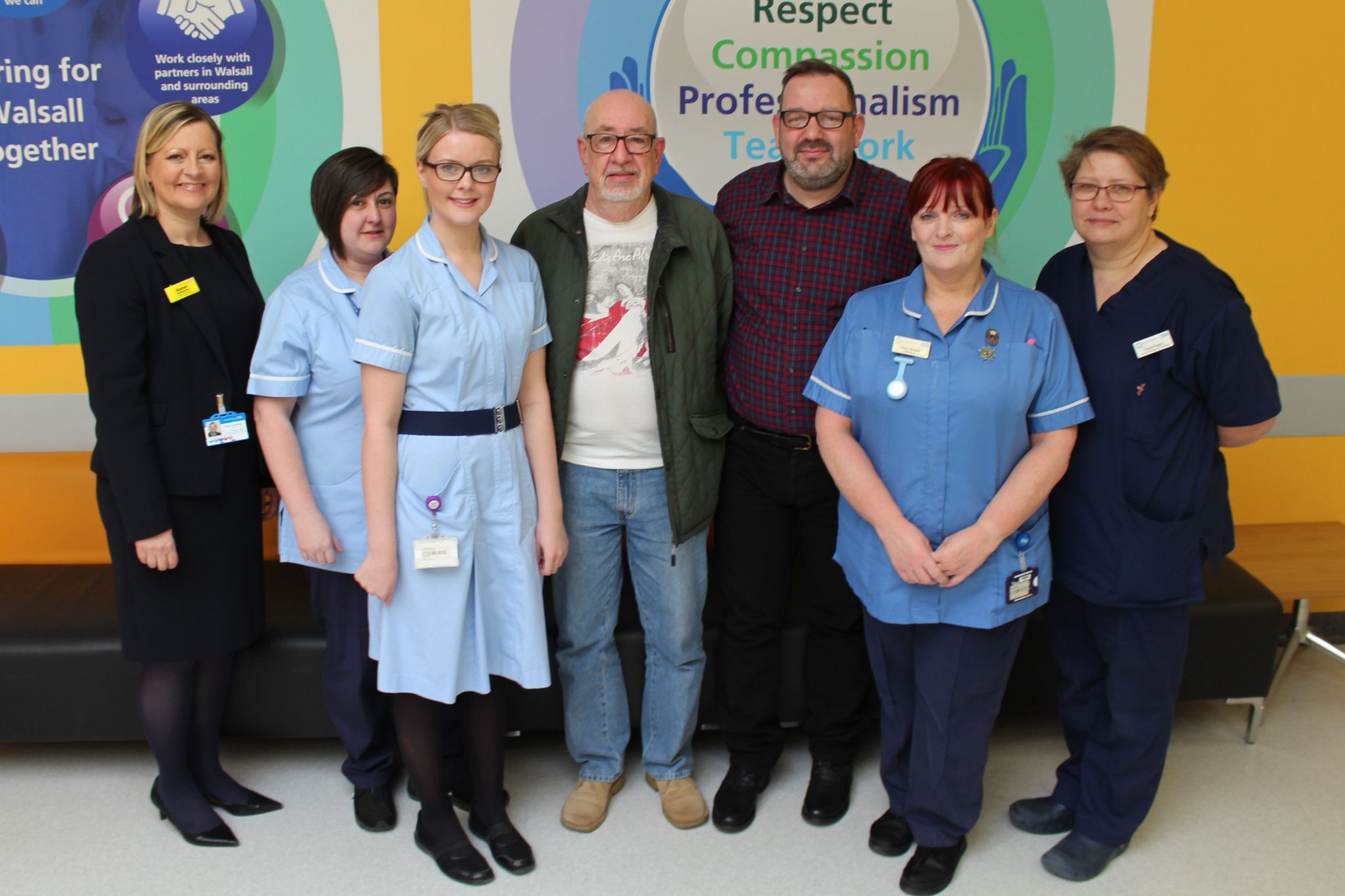 Praise for ‘brilliant’ surgical staff - Walsall Healthcare NHS Trust