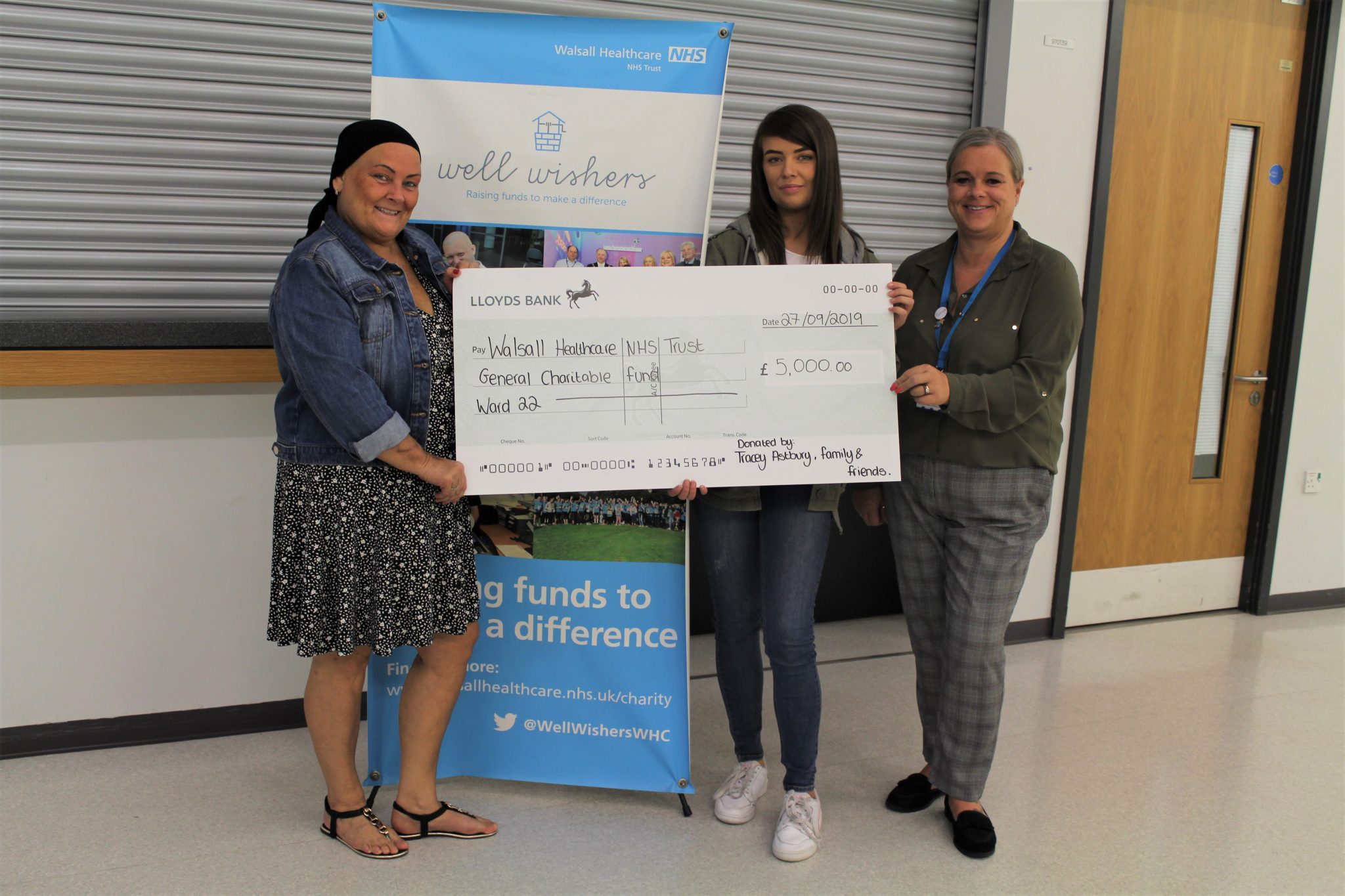 Chemo ward boost from determined fundraiser - Walsall Healthcare NHS Trust