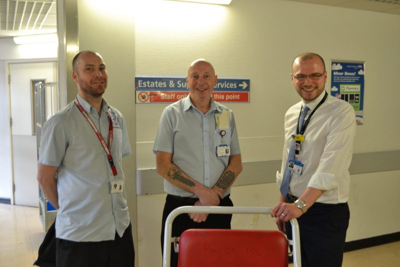 Ned’s praise following portering stint - Walsall Healthcare NHS Trust
