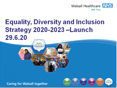 Next steps following EDI feedback - Walsall Healthcare NHS Trust