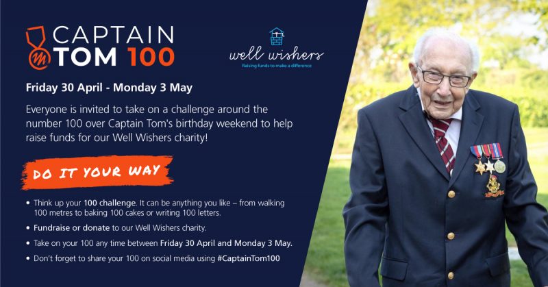 #CaptainTom100 Challenge launched - Walsall Healthcare NHS Trust