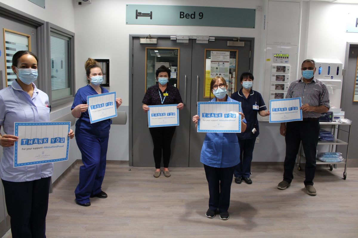 Big-hearted businesses thanked - Walsall Healthcare NHS Trust