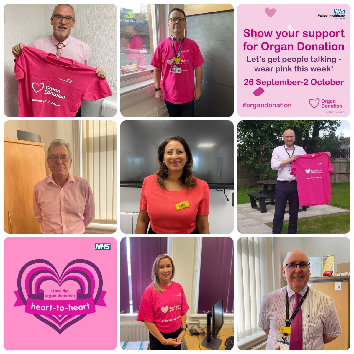 Organ Donation week - Walsall Healthcare NHS Trust