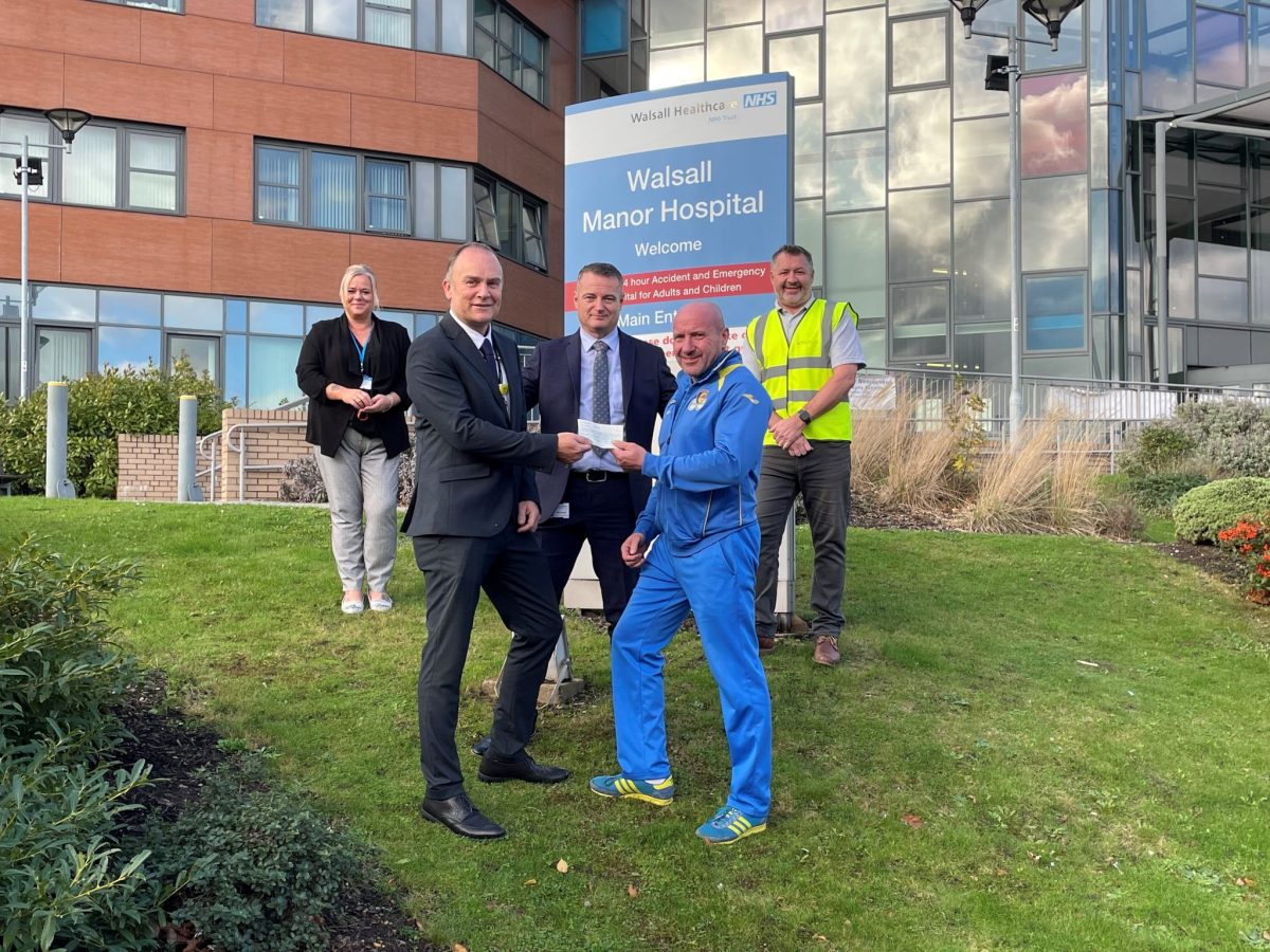 Well Wishers knocked out by £7,500 donation - Walsall Healthcare NHS Trust