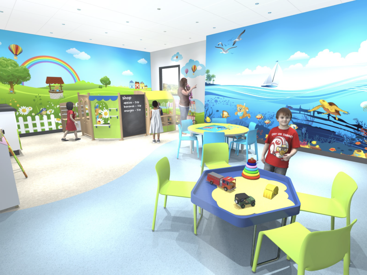 New playroom will make it all better - Walsall Healthcare NHS Trust