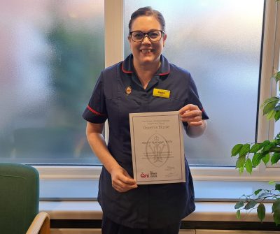 Rachel honoured as Queen’s Nurse - Walsall Healthcare NHS Trust