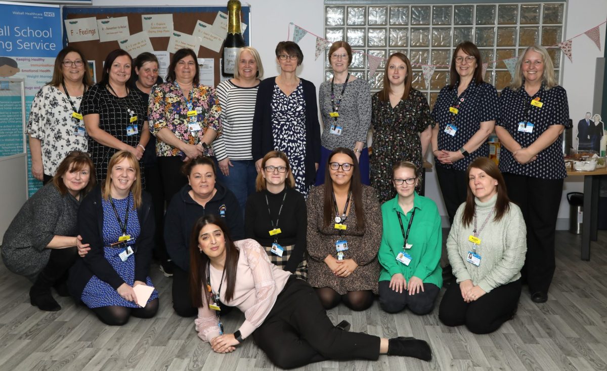 Sallyann’s pride as she retires from School Nursing - Walsall ...