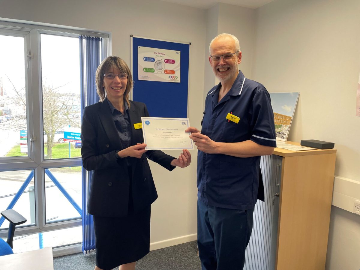 Congratulations Wayne! - Walsall Healthcare NHS Trust