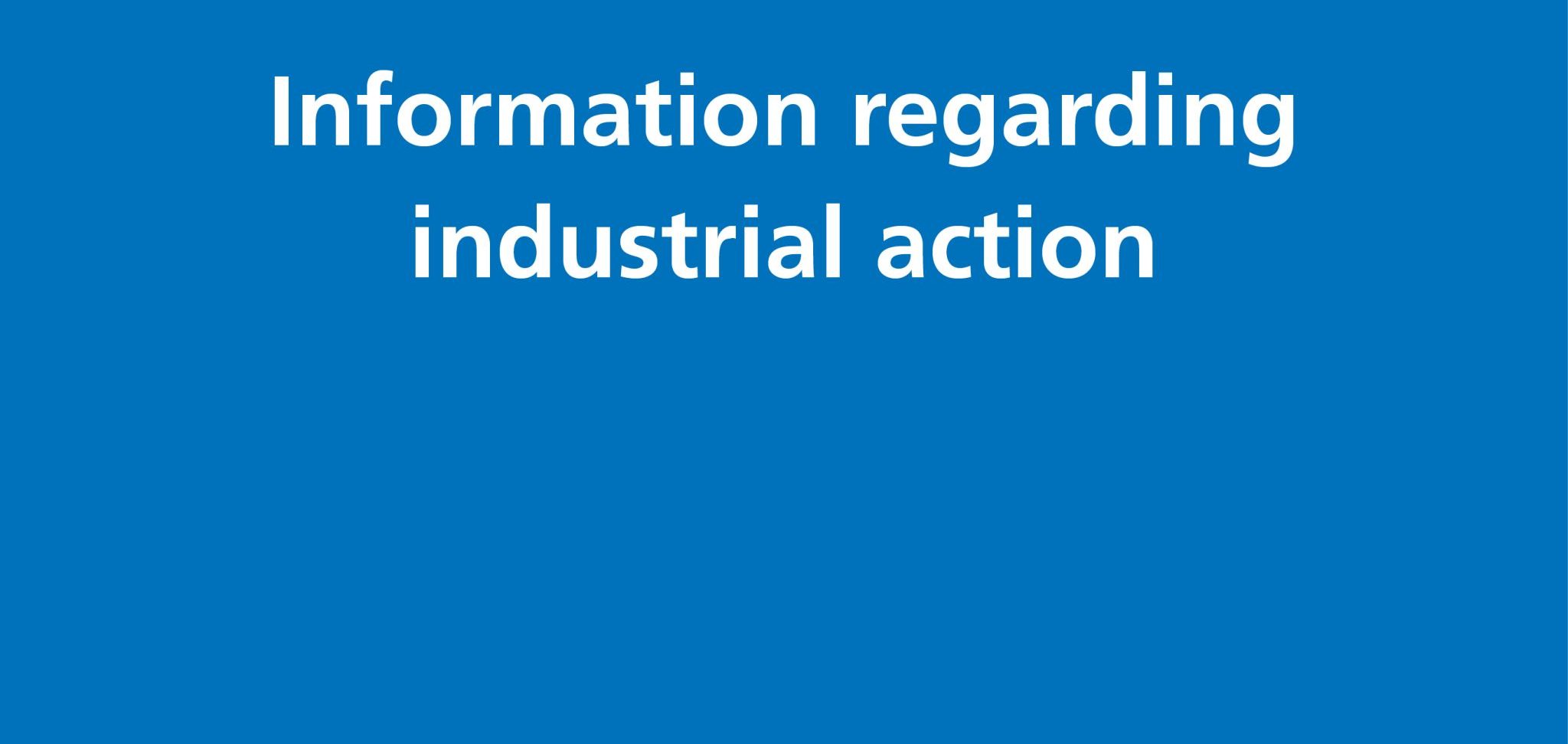 Important: Information about strike action - Walsall Healthcare NHS Trust