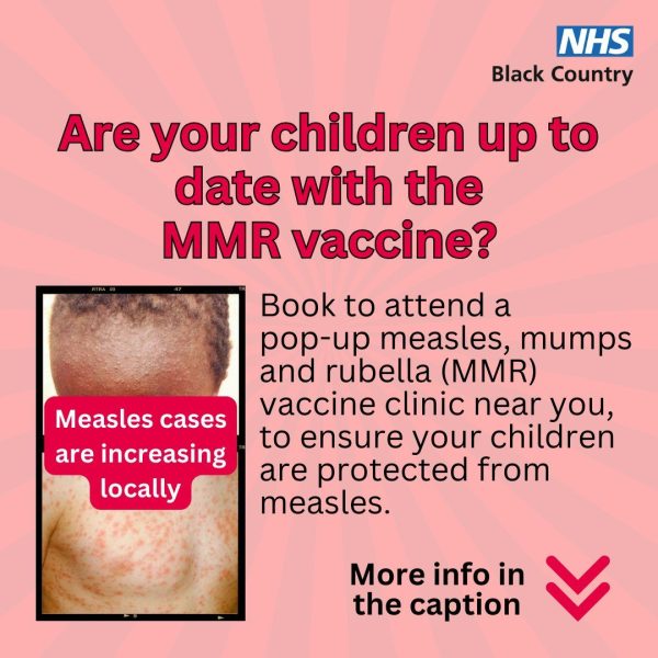 Half term MMR pop-up vaccine clinics set up for children - Walsall ...