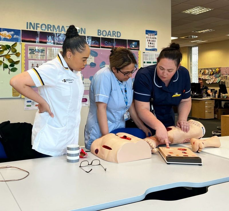 Charity funds wound service training aids - Walsall Healthcare NHS Trust