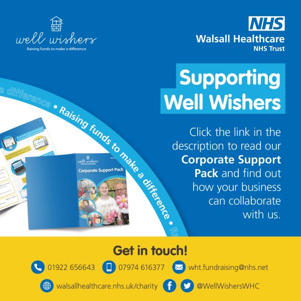 A pleasure doing business with Well Wishers - Walsall Healthcare NHS Trust