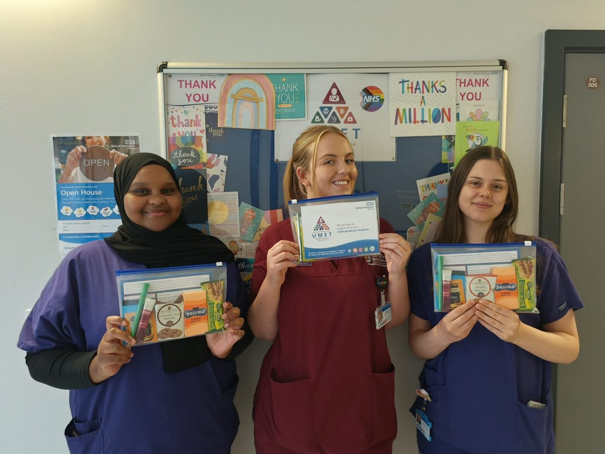 Welcome packs for students - Walsall Healthcare NHS Trust