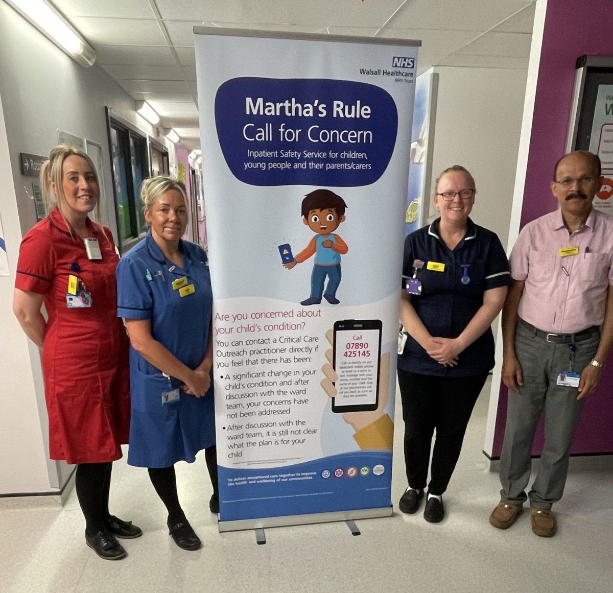 Walsall’s Paediatric Services proud to launch Martha’s Rule Call for ...